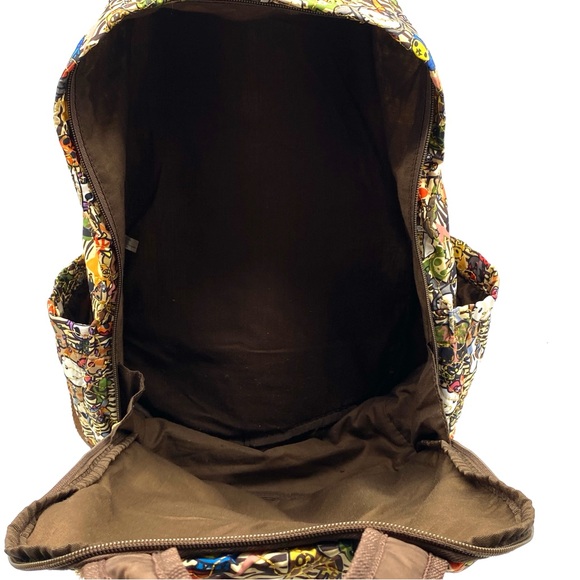 tokidoki | Bags | Tokidoki For Hello Kitty Brown Fabric Double Zip ...